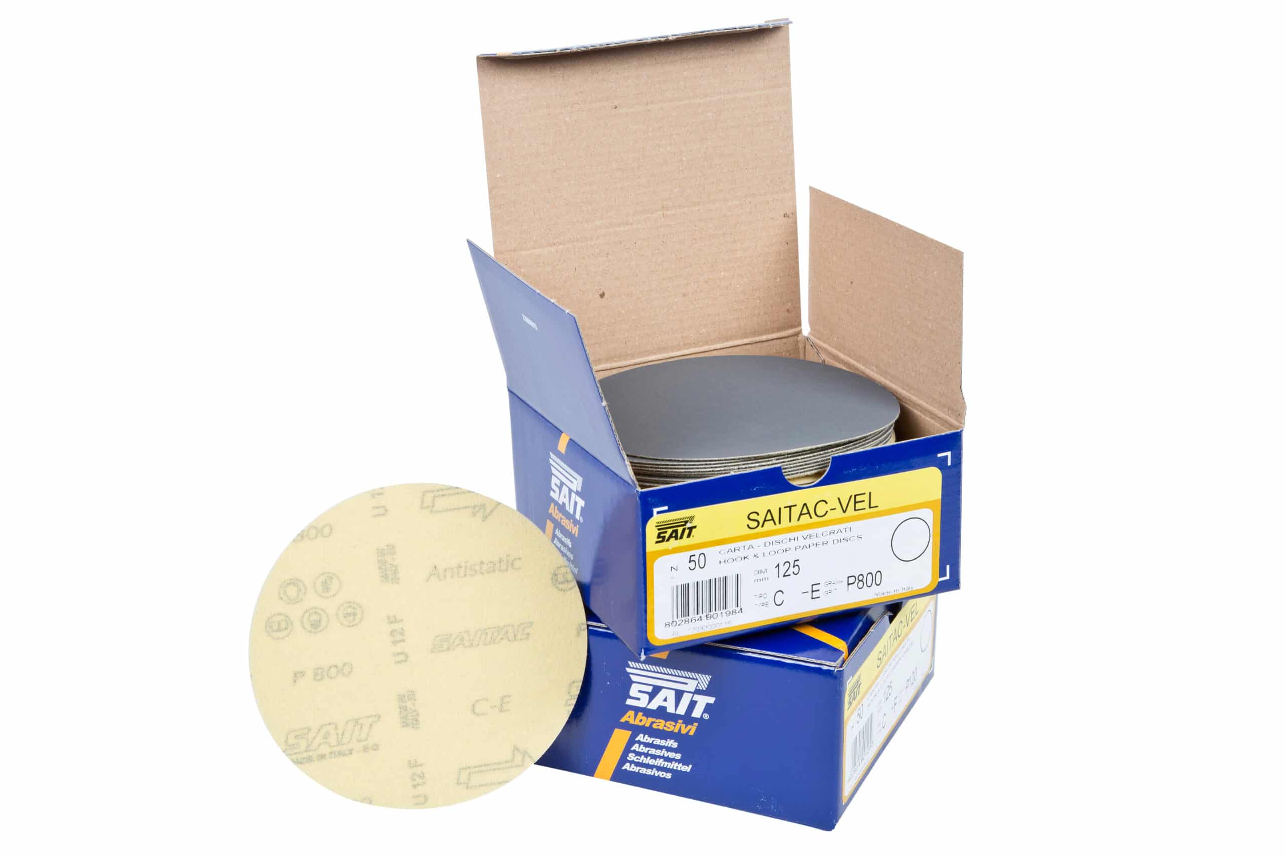 SAIT Velour Silicon Carbide Discs 125mm - ATS Diamond Tools