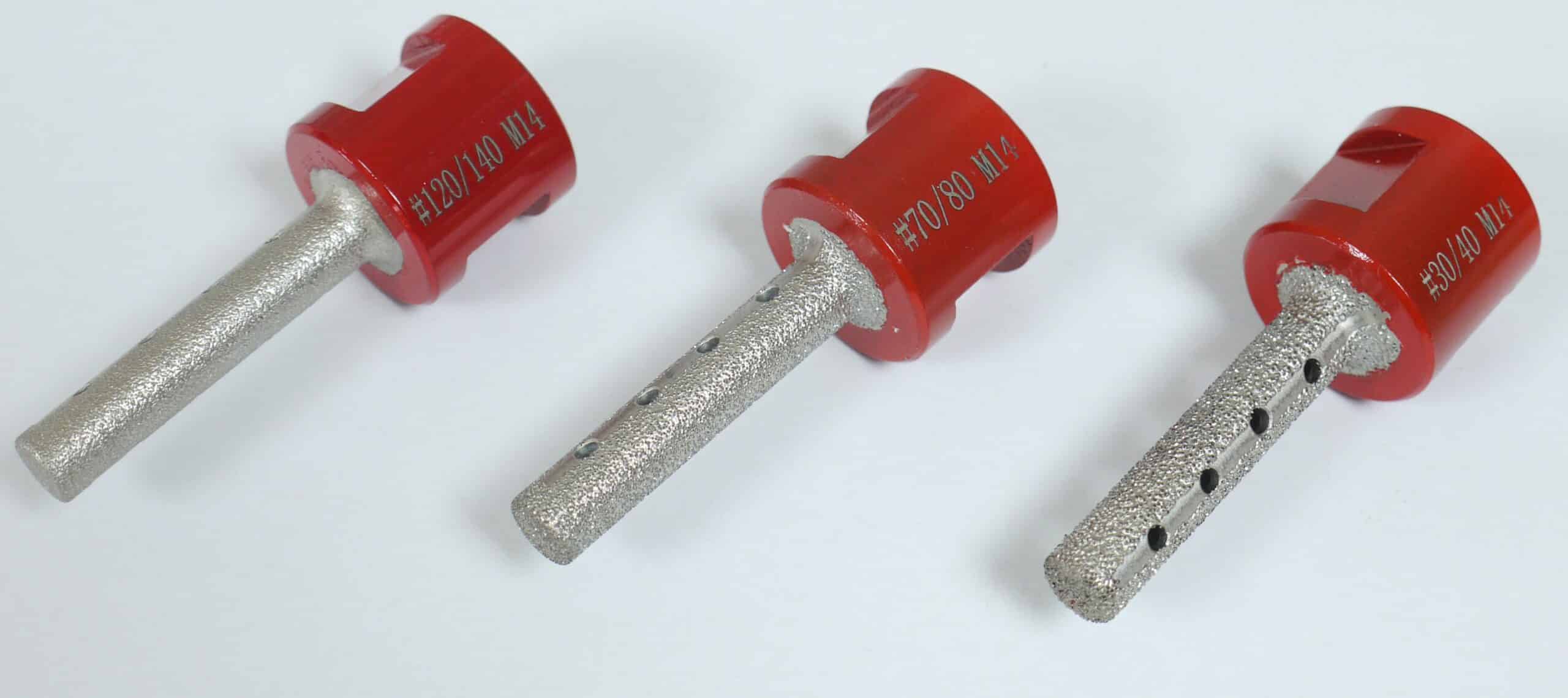 ATS Diamond Tools - Vacuum Brazed Diamond Finger Bits M14