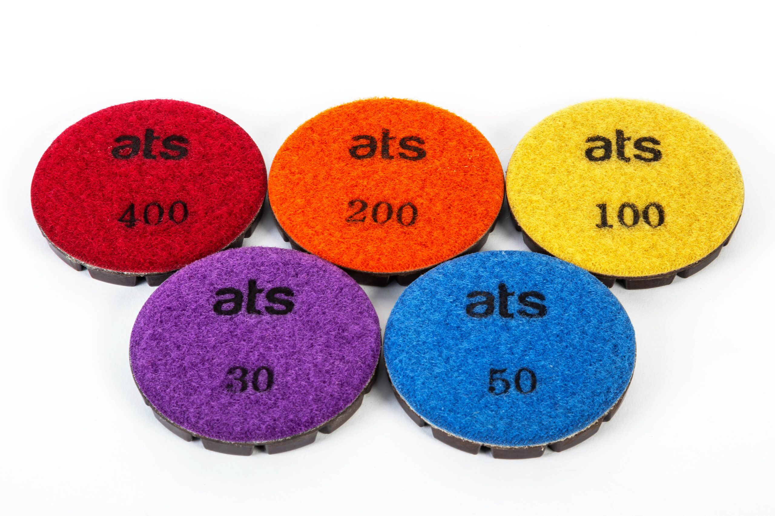 Spiral Diamond Hybrid Wet/Dry Concrete Polishing Puck - ATS Diamond Tools