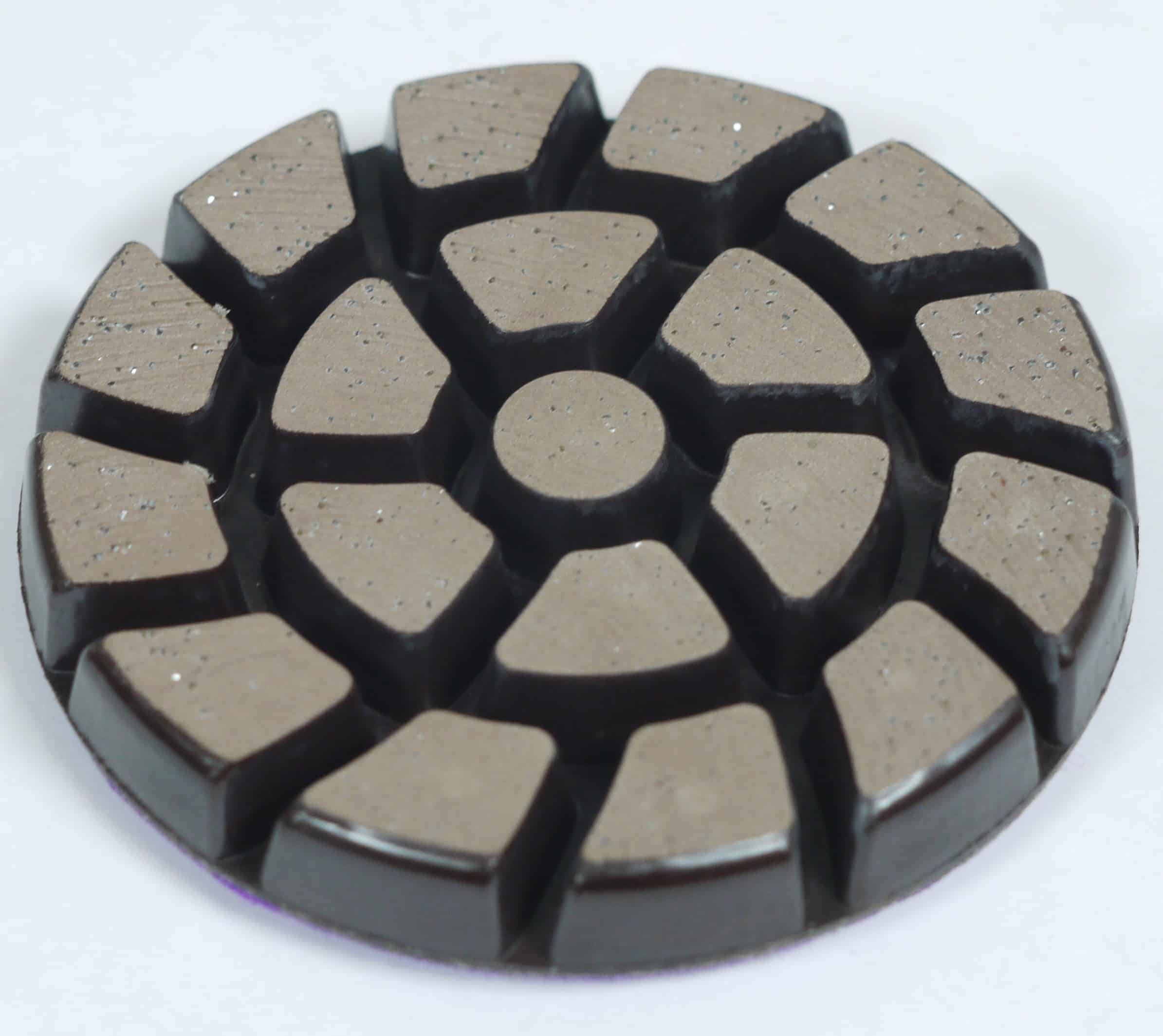 Spiral Diamond Hybrid Wet/Dry Concrete Polishing Puck - ATS Diamond Tools